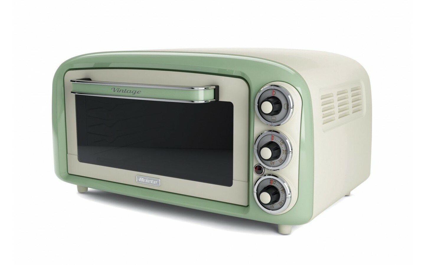 Электрическая духовка Ariete 979/04 Vintage 18 л, 1380 Вт, зеленая