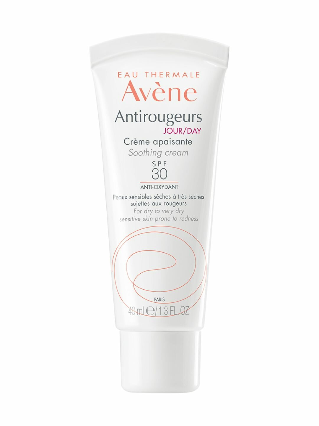 Авен антиружер ЖУР Дневной увлажняющий крем SPF 30, 40 мл | AVENE Antirougeurs Jour SPF 30 Soothing cream