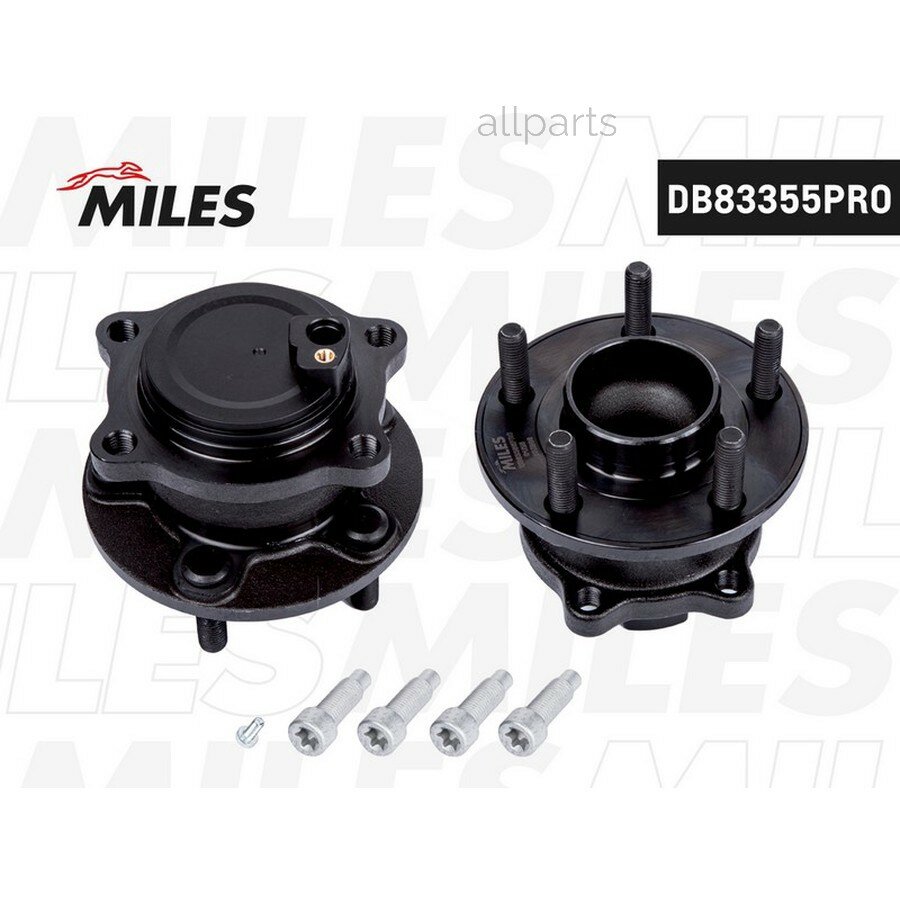 MILES DB83355PRO Ступица с подшипником FORD FOCUS III 11- задняя ABS