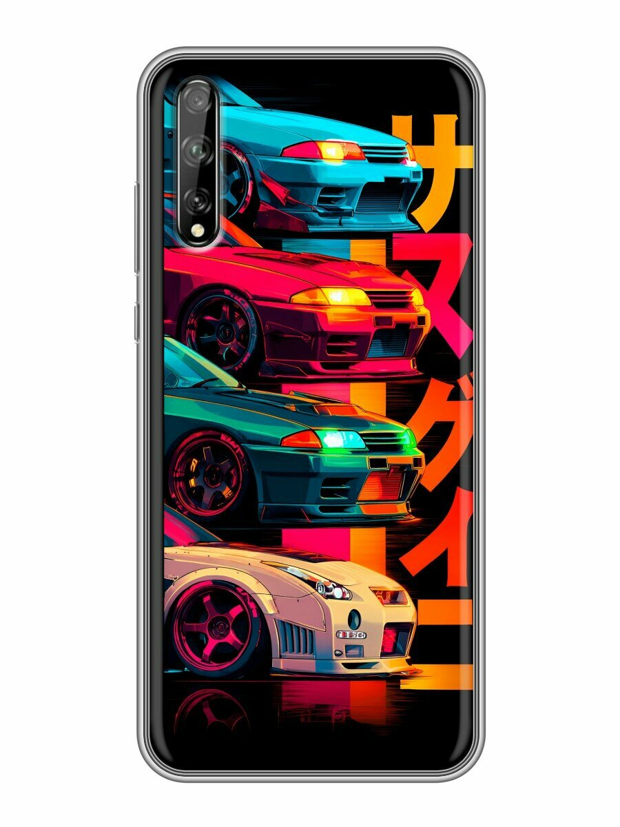 Чехол для Huawei Y8P, Honor 30i с принтом япония аниме (Хуавей У8Р Хонор 30)