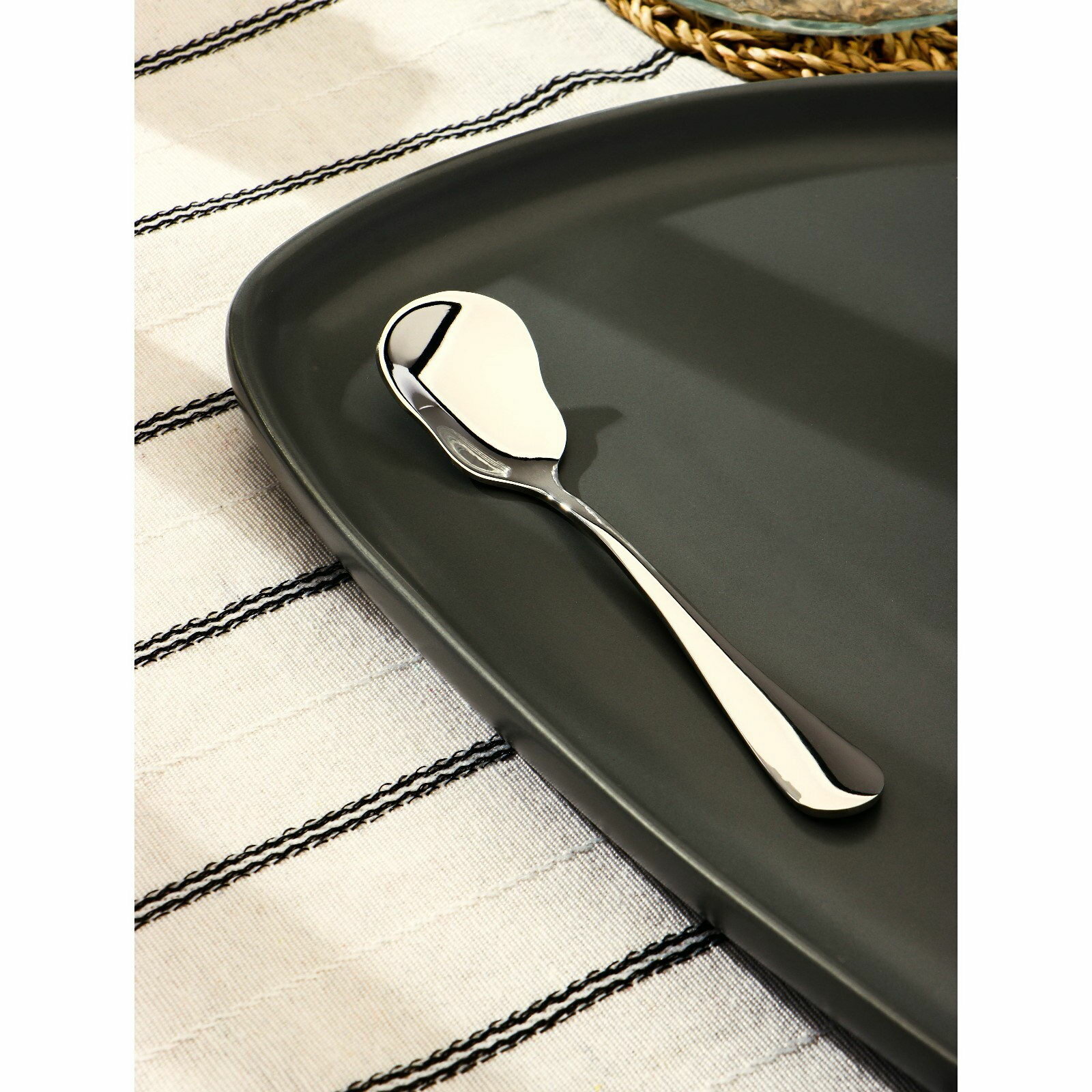 Ложка для мороженого длина 13 см, нержавеющая сталь, серебристая