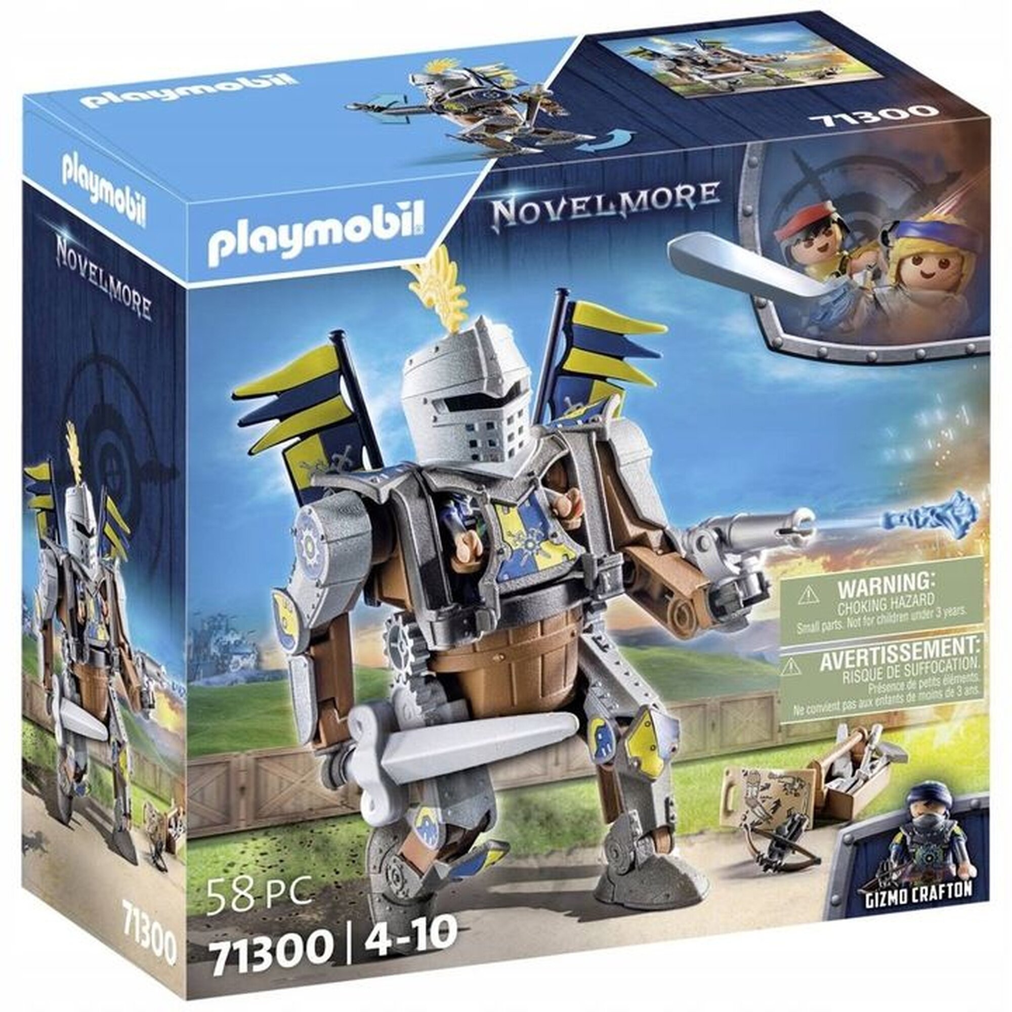 Конструктор Playmobil Novelmore - Боевой робот - Плеймобиль 71300
