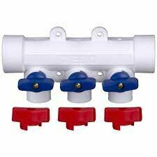 Коллектор полипропиленовый, 40мм, 3 отвода, 20мм