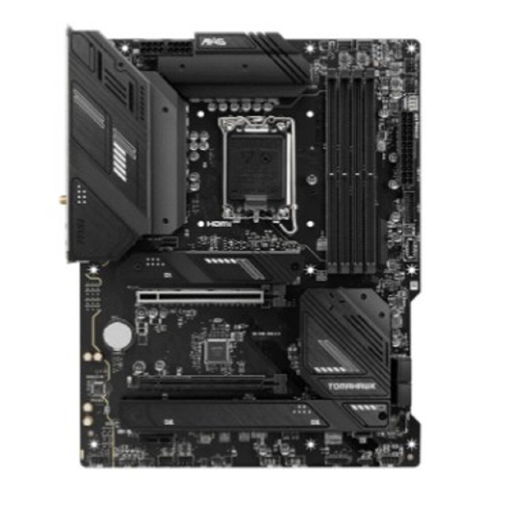 Материнская плата MSI MAG B760 TOMAHAWK WIFI LGA1700, 4xDDR5, 4xSATA3 RAID 3xM.2 HDMI DP ATX