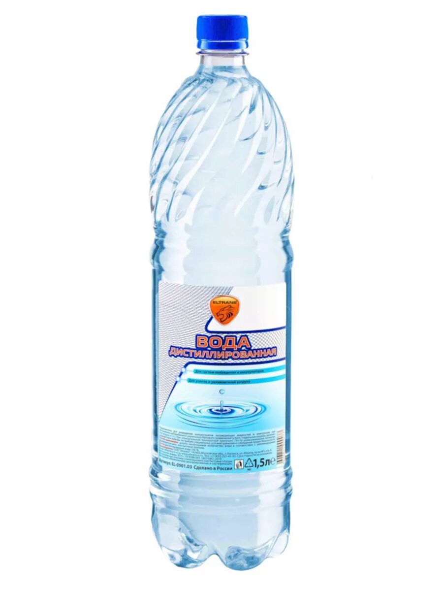 Дистиллированная вода 1,5 л