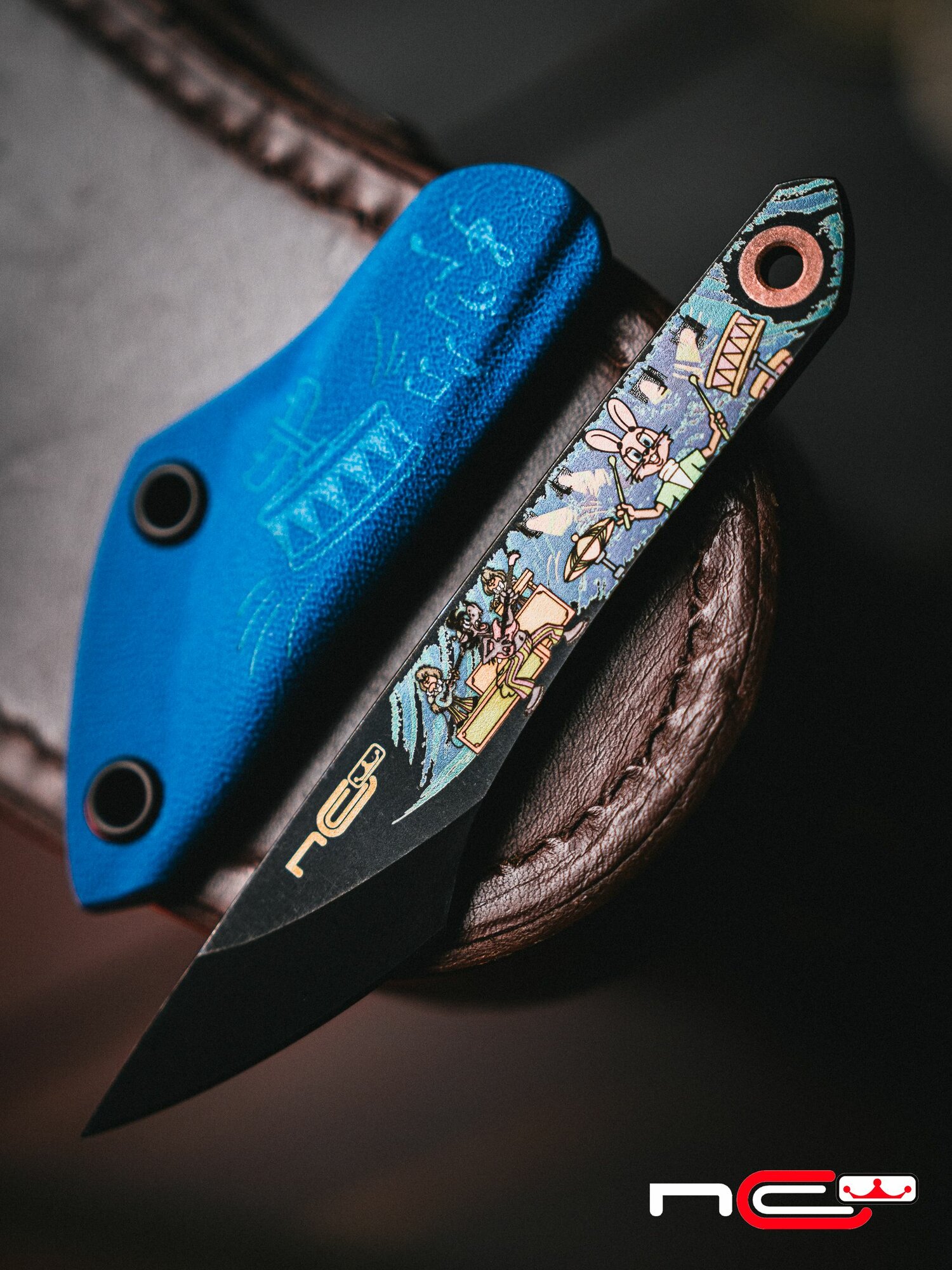 Нож туристический KOI киридаши N.C.Custom Ну, погоди!