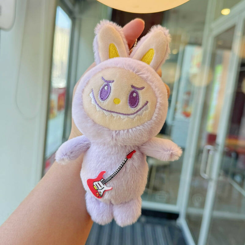 Мягкая подвесная игрушка-ключница в виде гитары, винограда и авокадо — подарок для детей и коллекционеров