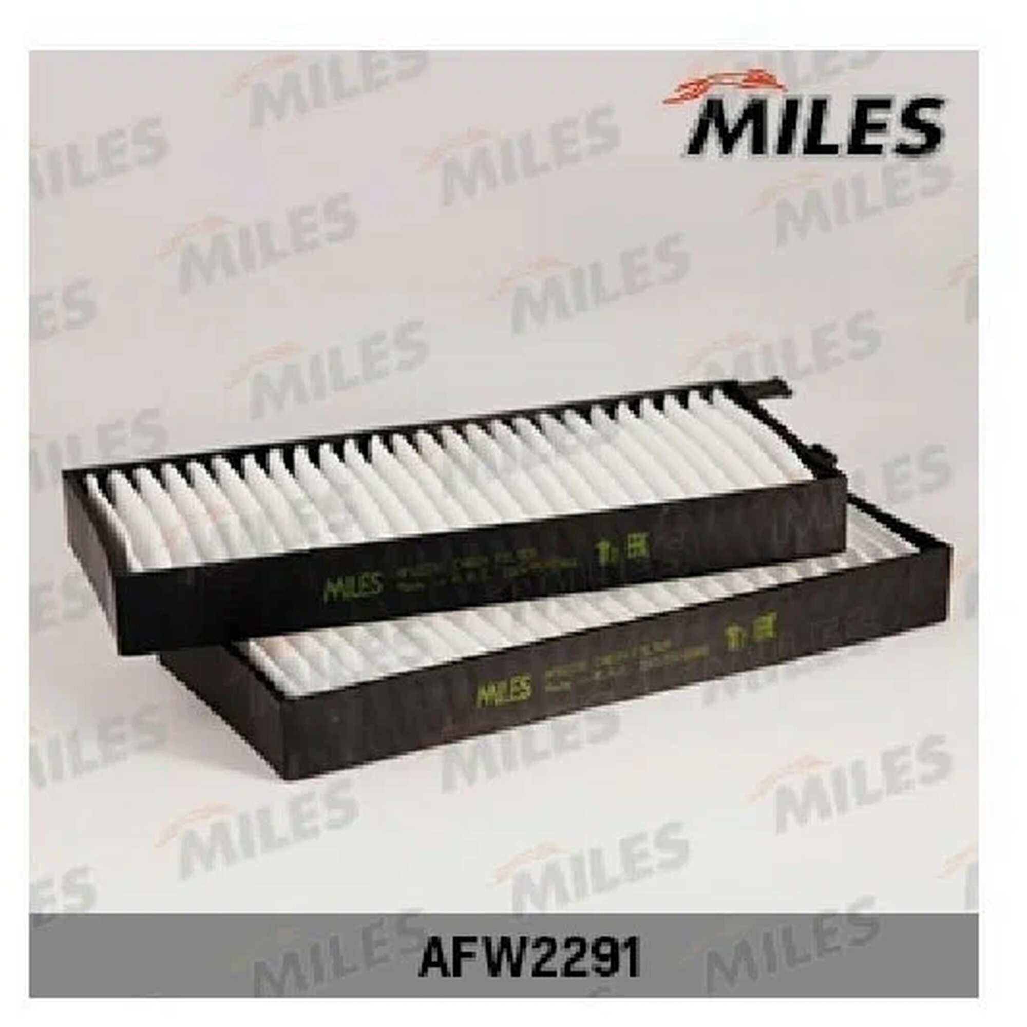Фильтр салона MILES AFW2291, для SsangYong Actyon/Kyron, 2 шт