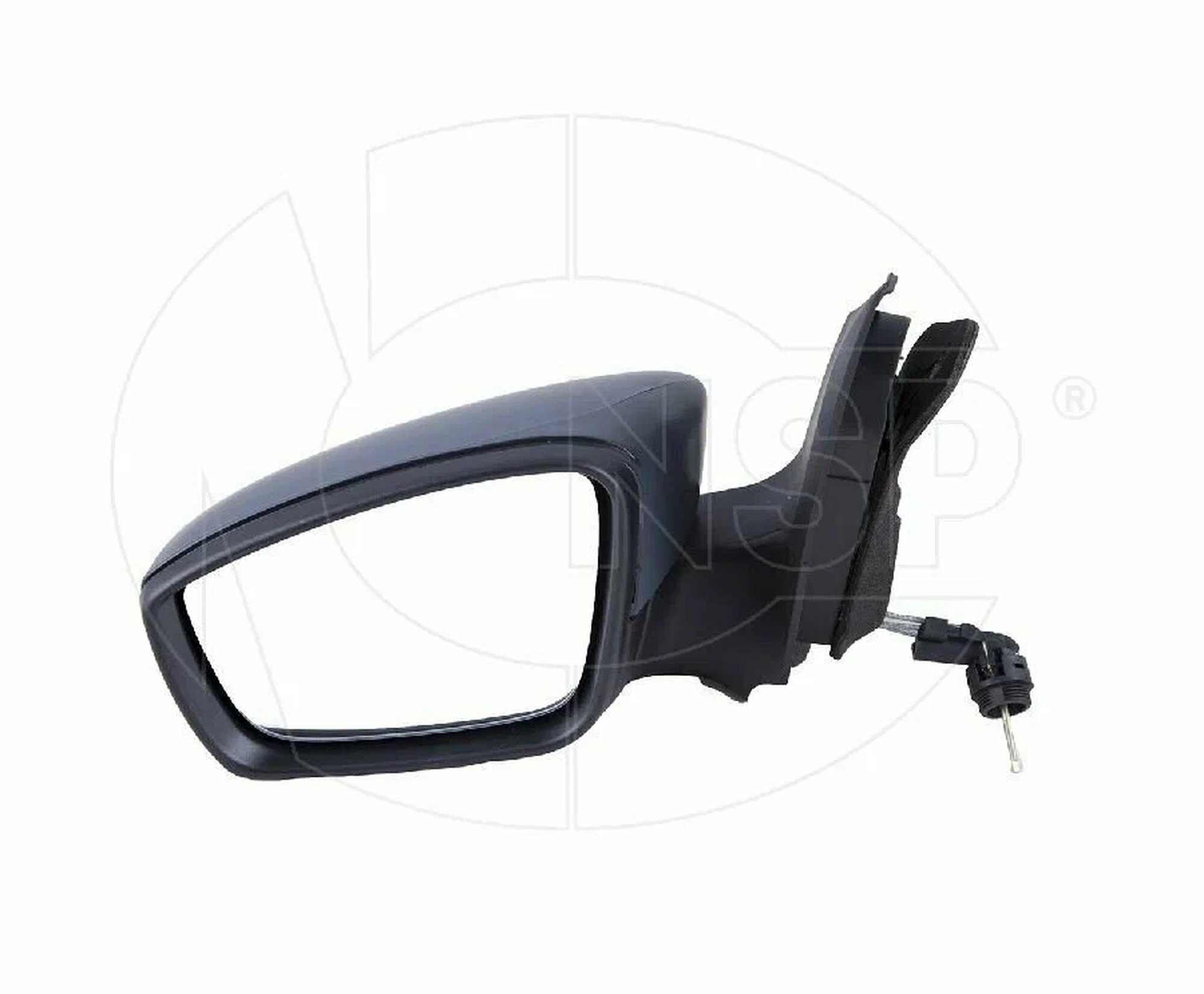 Зеркало левое VOLKSWAGEN Polo V sedan (09-20) (мех.) (в сборе с крышкой), NSP NSP086RU857507N9B9
