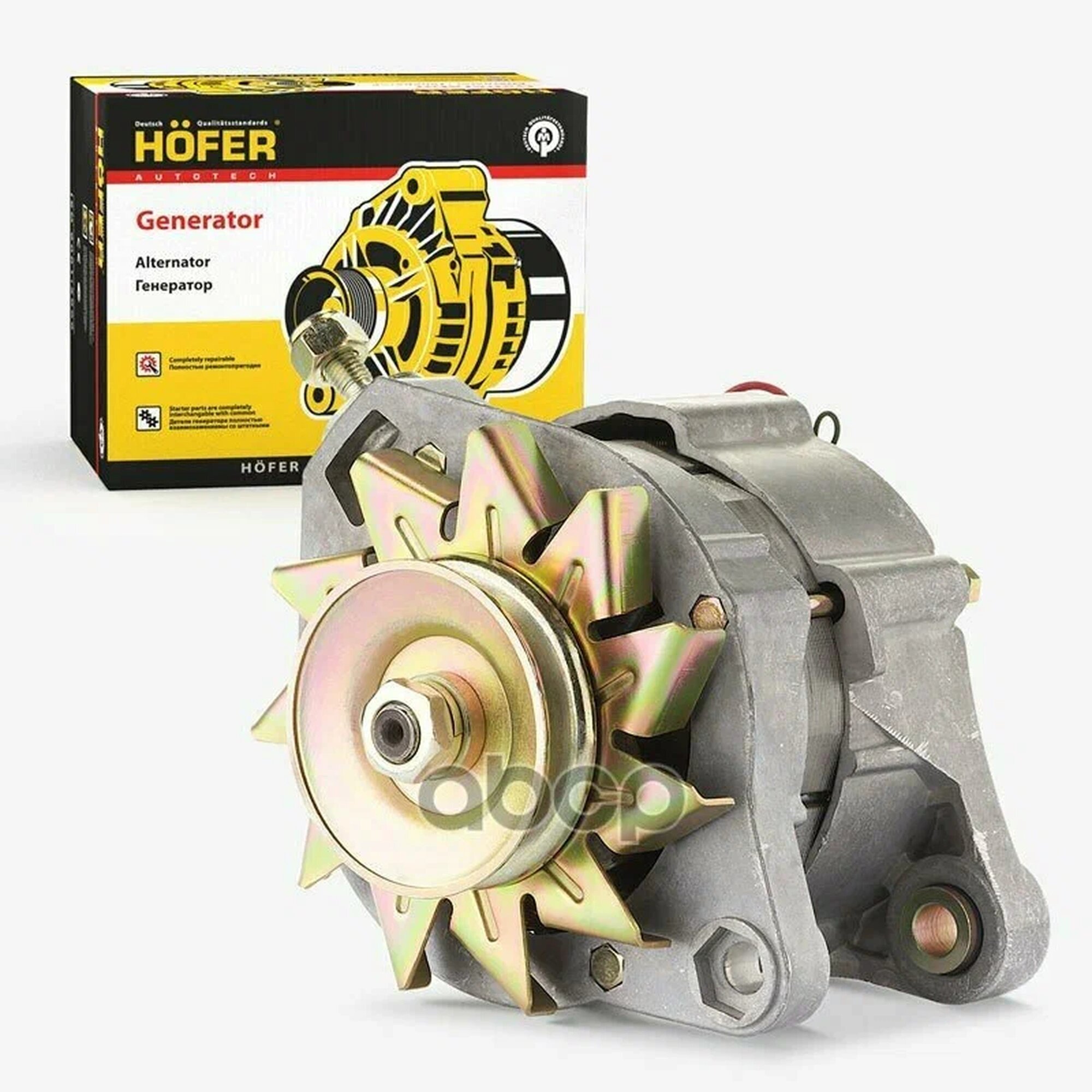 Генератор HOFER HF633611, для ВАЗ 2105, 14В, 50А