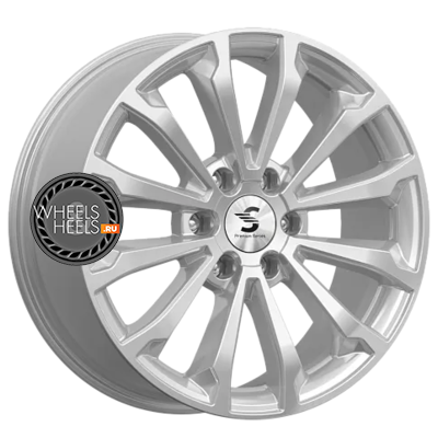 Диск автомобильный литой Premium Series КР006 (TANK 500) 20x8.5 6x139.7 et33 dia100.1 Elite Silver