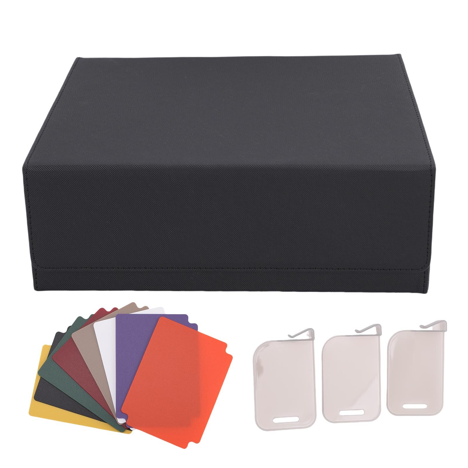 Коробка для хранения карт с перегородками замыкание магнита