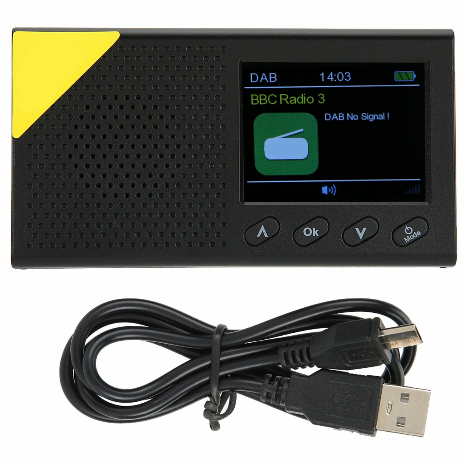 Цифровое DAB радио с 2.4" ЖК-дисплеем