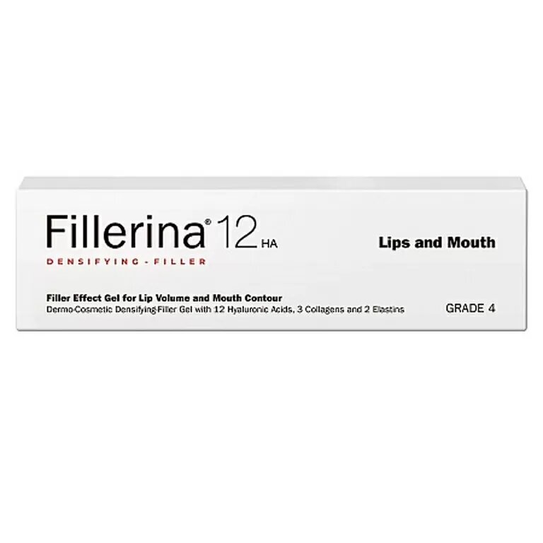 FILLERINA 12 Densifying-Filler Lips and Mouth Гель с эффектом наполнения объема губ и контуров рта уровень 4 7 мл