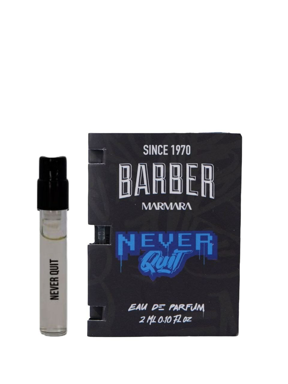 Туалетная вода мужская Marmara Barber "Never Quit", 2 мл, Фужерный, Мускусный аромат