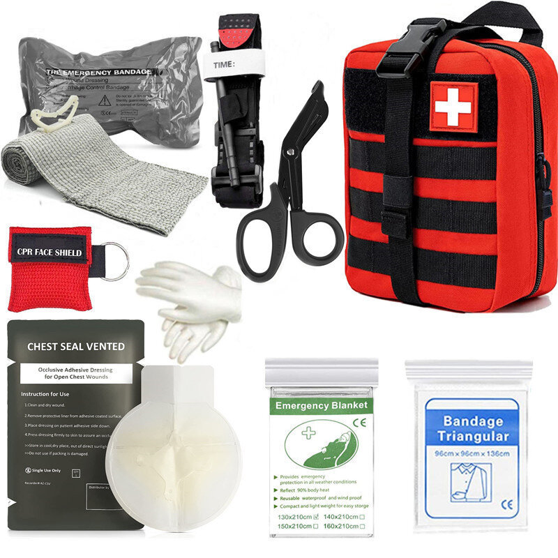 Аптечка для выживания Рюкзак Molle для кемпинга, путешествий, охоты, походов и приключений-JIANG