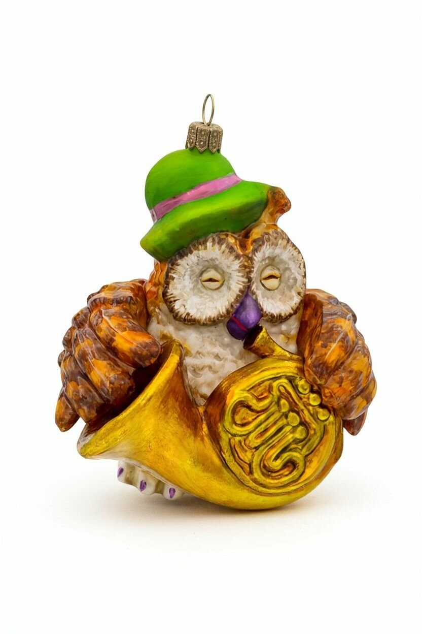 Елочная игрушка Трубачу все нипочем