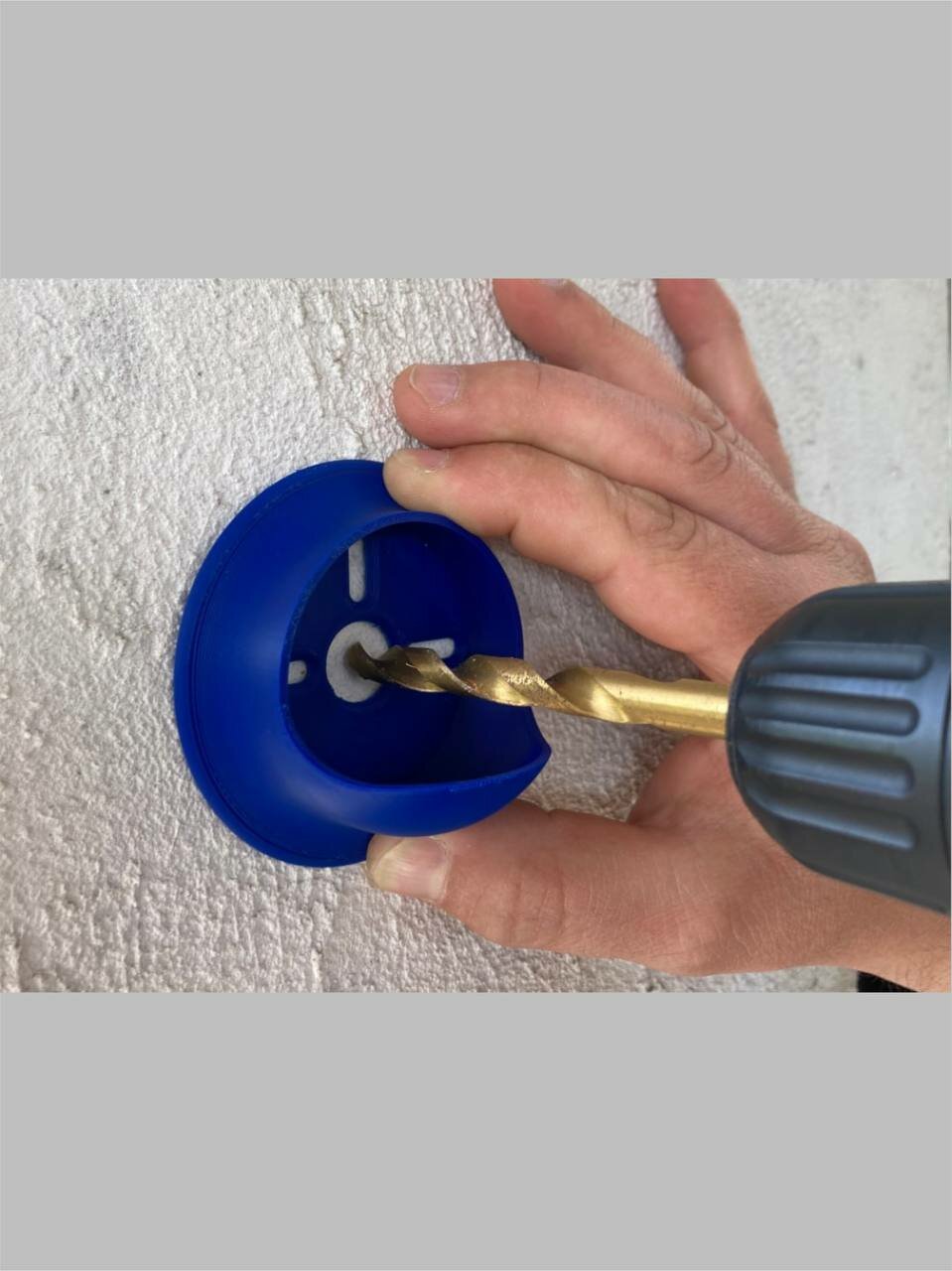 Пылеуловитель для дрели, с удобными зажимами для пальцев, вместительный лоток для пыли