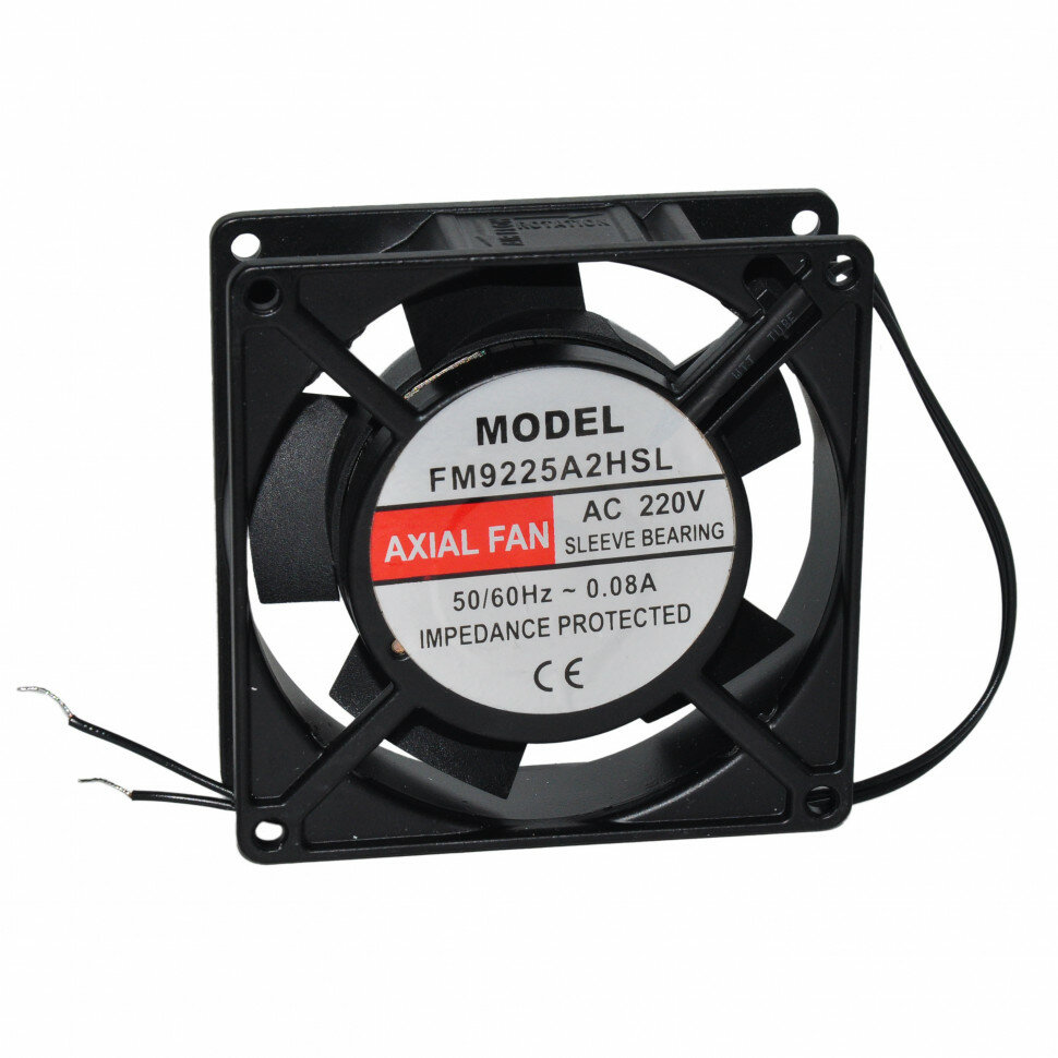 Вентилятор 92 x 92 x 26 мм, 220V, 0.08A, FM9225A2HSL FM9225A2HSL
