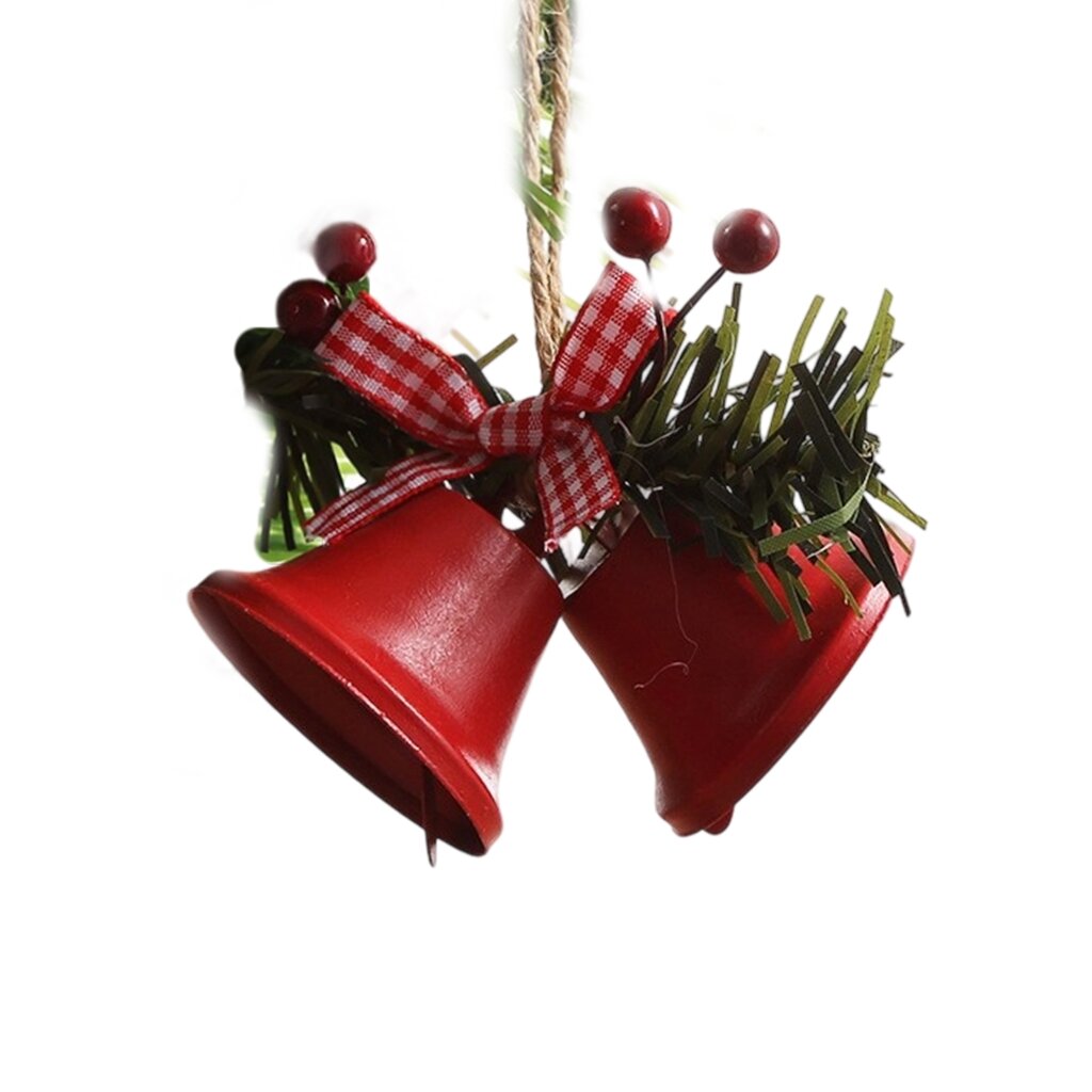 Новая подвеска в виде рождественского колокольчика-Красный