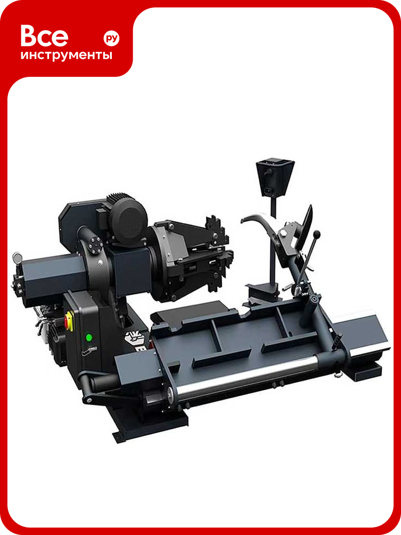 Шиномонтажный станок для колес BRIGHT г/а, зажим 14-46 LC590D, белый, универсальный, 2500×2100×1800, 1100 мм