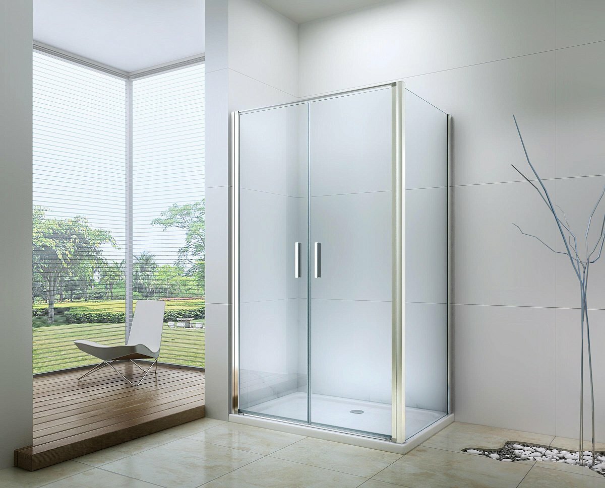 Душевой уголок BERGES LEGOS LS-3 120х80 прозрачное стекло/профиль хром