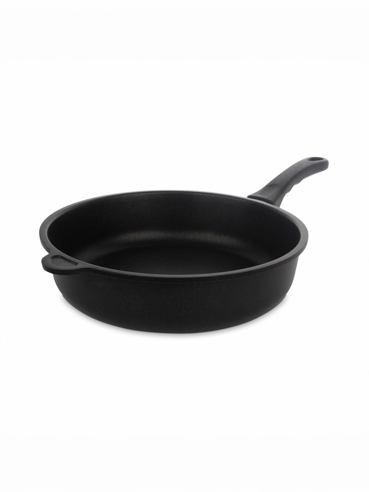 AMT Gastroguss Сковорода 28см глубокая литая, не подходит для индукции, антипригарная, Германия, AMT728FIX