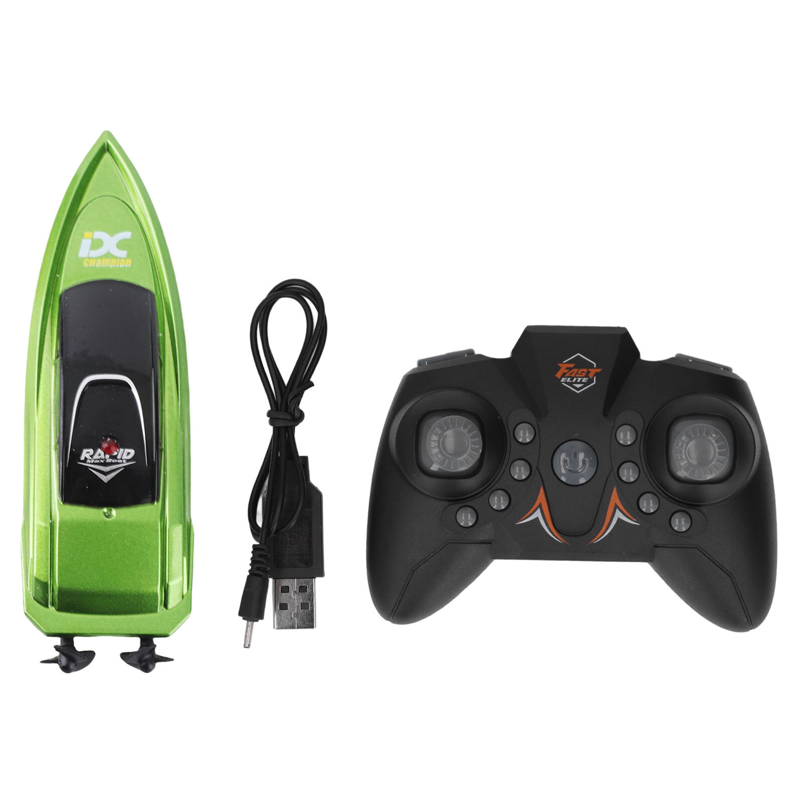 2,4 г дистанционного управления лодкой USB высокоскоростная электрическая игрушечная лодка водонепроницаем