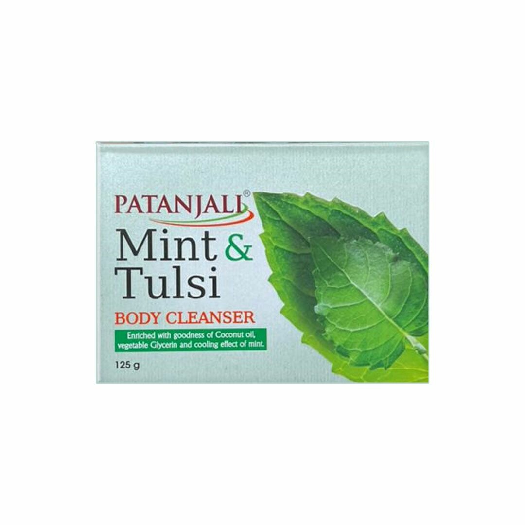 Мыло Мята Тулси / Mint Tulsi Soap Patanjali 125 гр