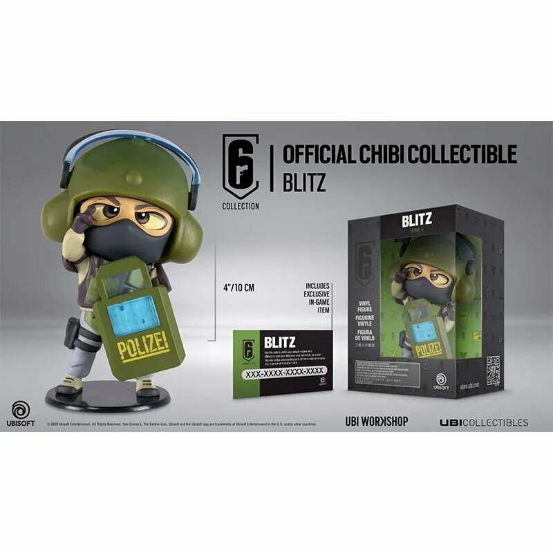 KNOW EASY-Rainbow Six Siege Collection Blitz Chibi Коллекционные игрушки