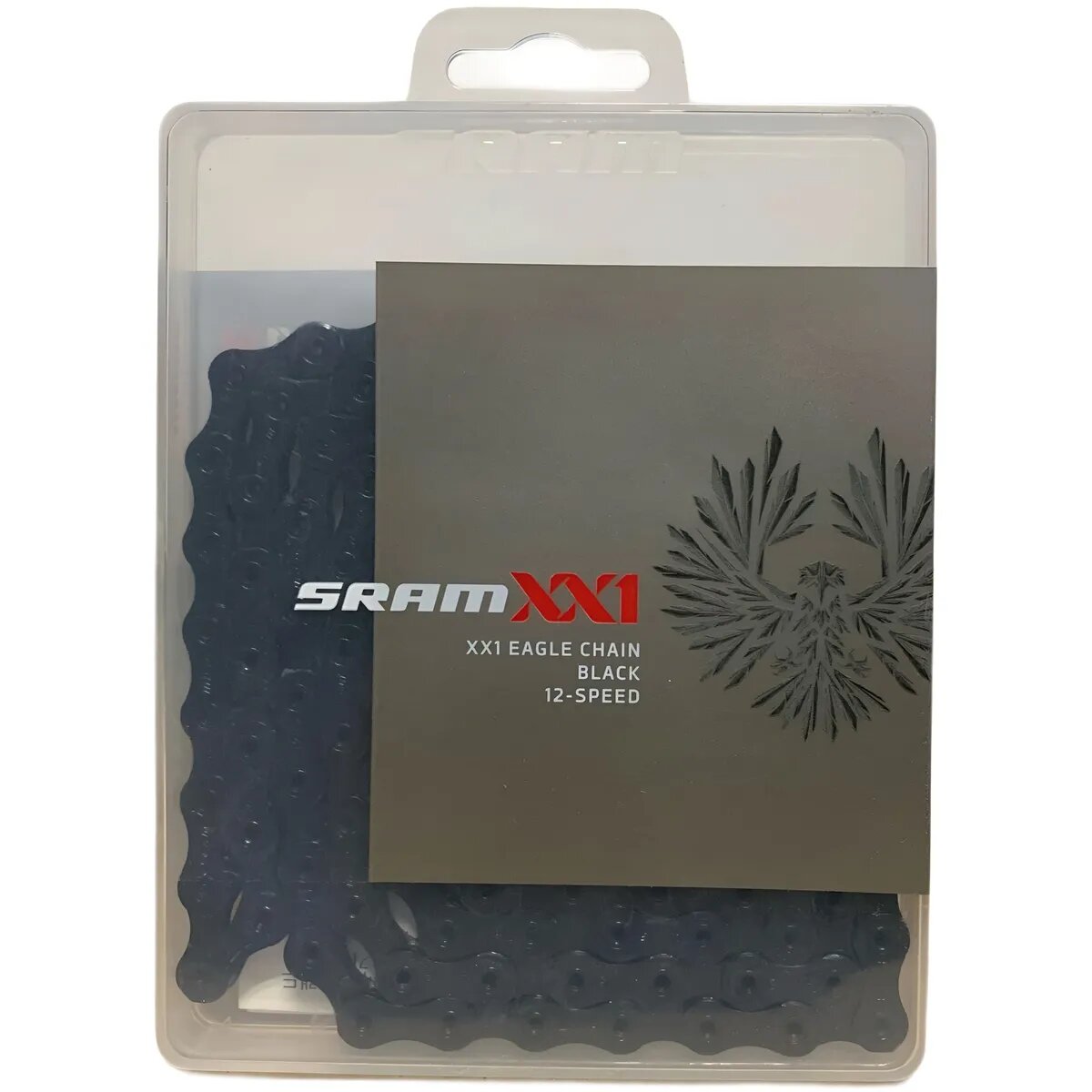 Велосипедная цепь SRAM PC XX1 Eagle Black 12ск 126 звеньев