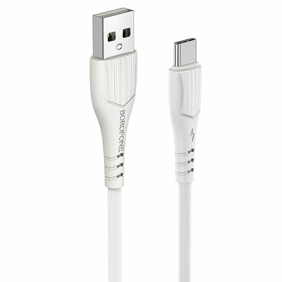 Кабель USB BOROFONE BX37 Wieldy USB - Type-C, 3A, 1 м, белый