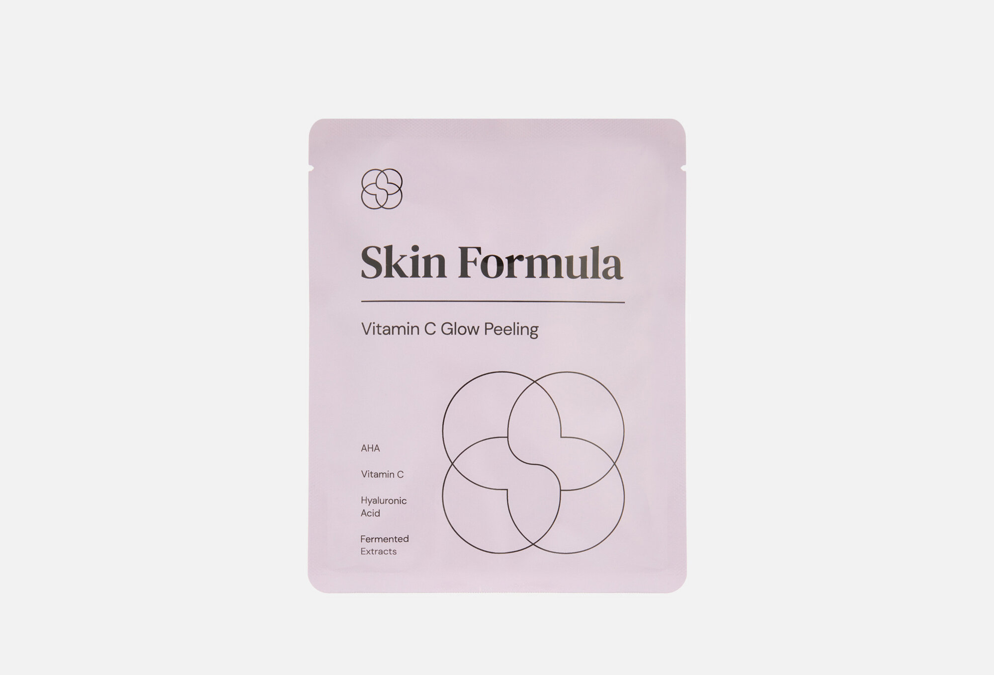 Омолаживающий пилинг для сияния и выравнивания тона кожи SKIN FORMULA Vitamin C Glow Peeling + Pad 25 мл