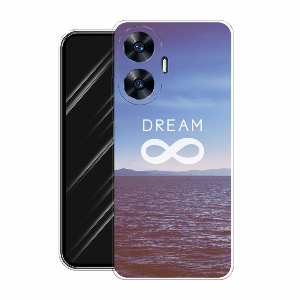 Чехол на Realme C55 / Реалми C55 с принтом "Dream бесконечность" — фото 1