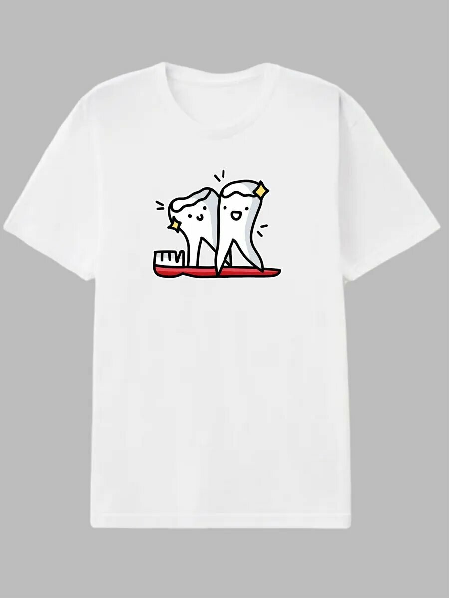 Футболка зубы зубной дантист