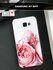 Чехол на Samsung Galaxy A7 2017 / Самсунг Галакси А7 2017 с принтом "Пионы на бе...