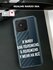 Чехол на Realme Narzo 50A / Реалми Нарзо 50A с принтом "Живу как положено", проз...