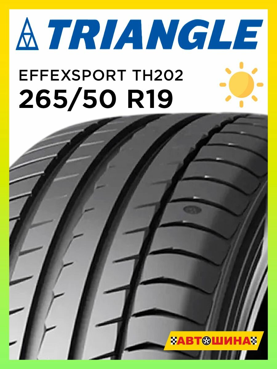 Шины летние радиальные бескамерные 265/50 R19 TRIANGLE TH202 110Y