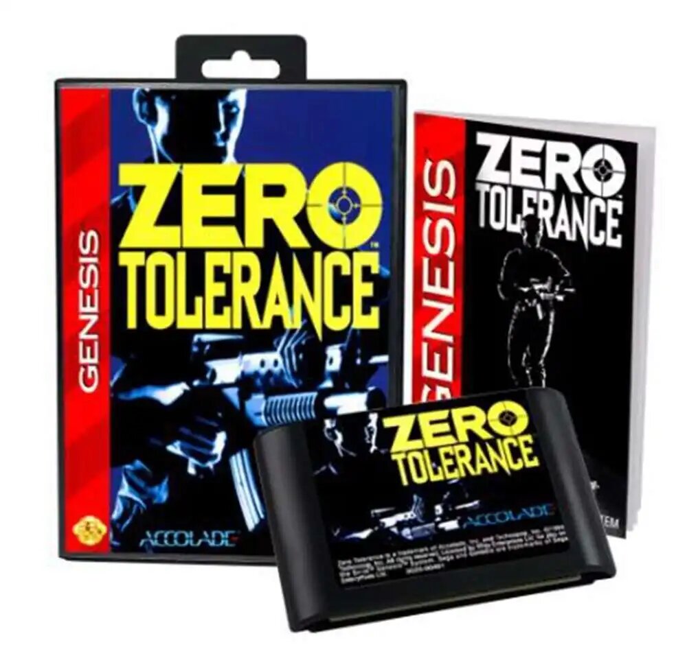 Картридж Sega MD/Megadrive/Genesis Zero Tolerance (JAP Shell)