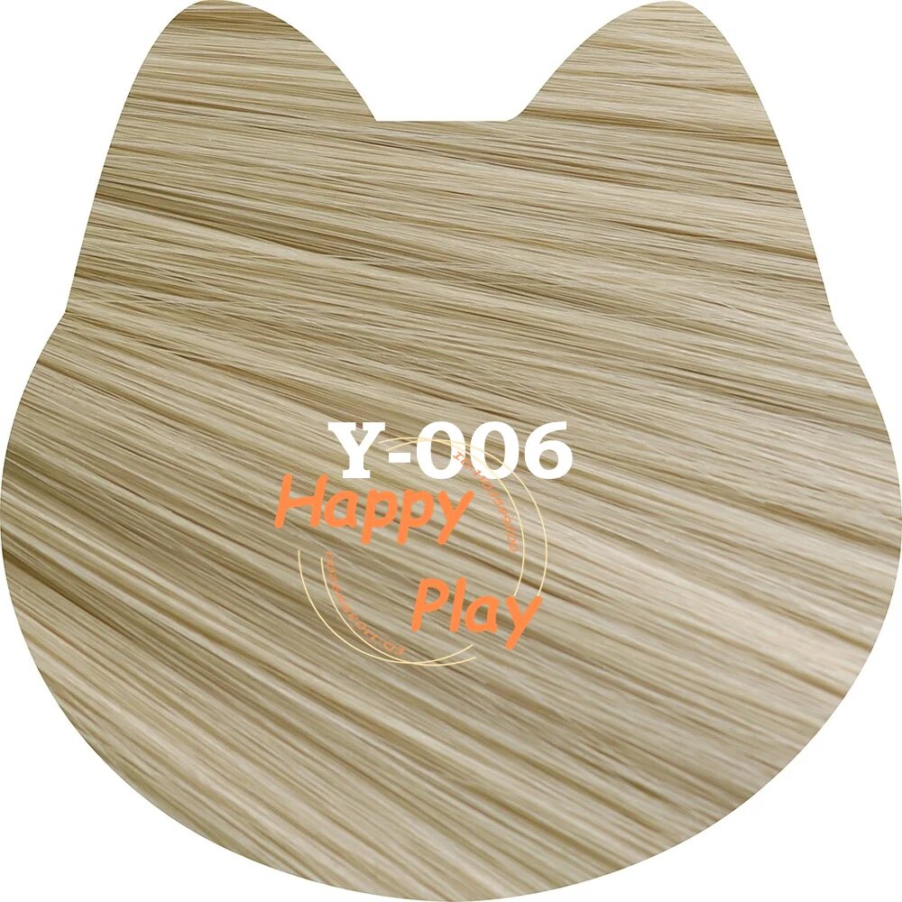 Синтетический парик для косплея желтый 100 см Y-006