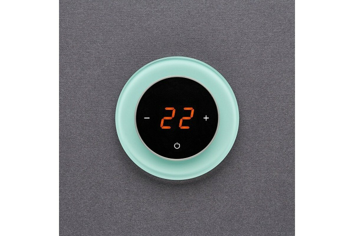 Терморегулятор Aura RONDA 1604 Green Pastel (нежный бирюзовый) сенсорное управление