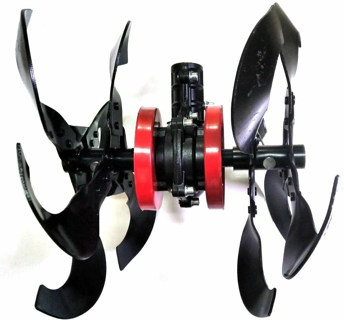 Насадка-культиватор для триммера 26мм 9 зубов (пропольник, окучник, сабельные фрезы)