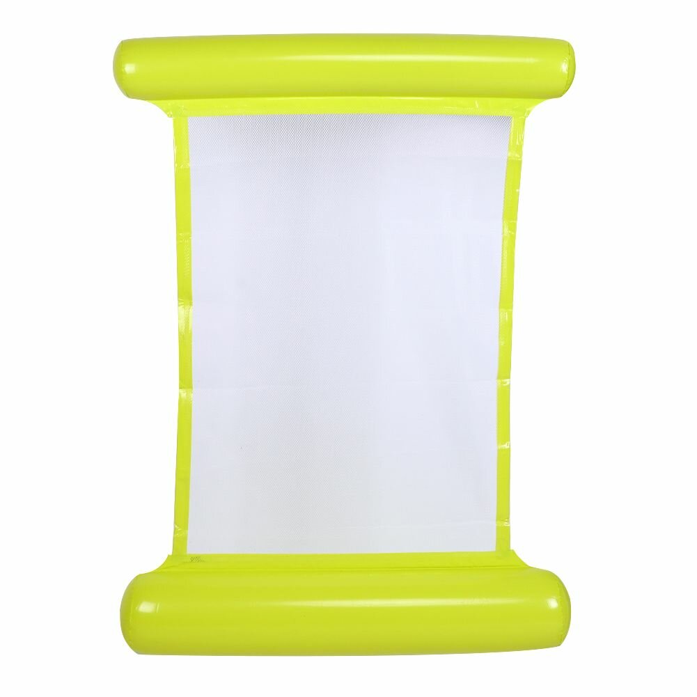 Портативная плавающая надувная водяная кровать, складной гамак, плавающий стул для бассейна, желтый