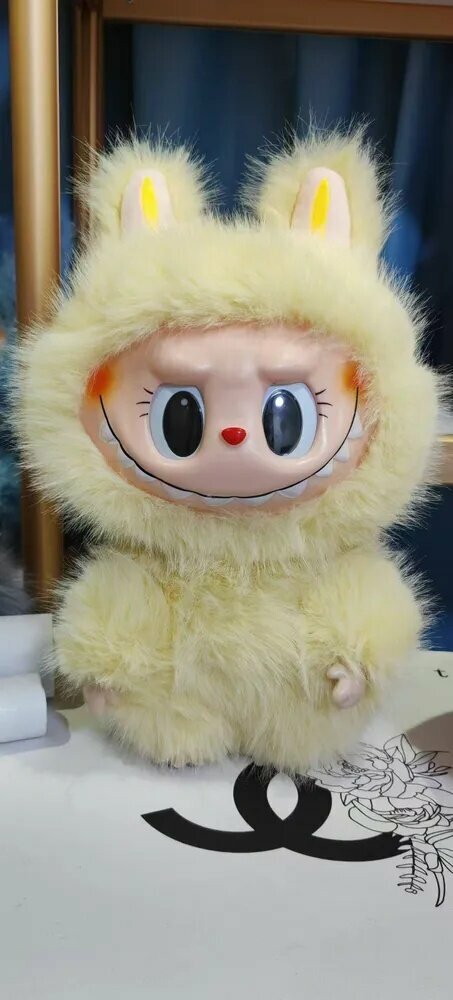 Labubu Zimomo Мягкая игрушка, лабубу, золото,38 см
