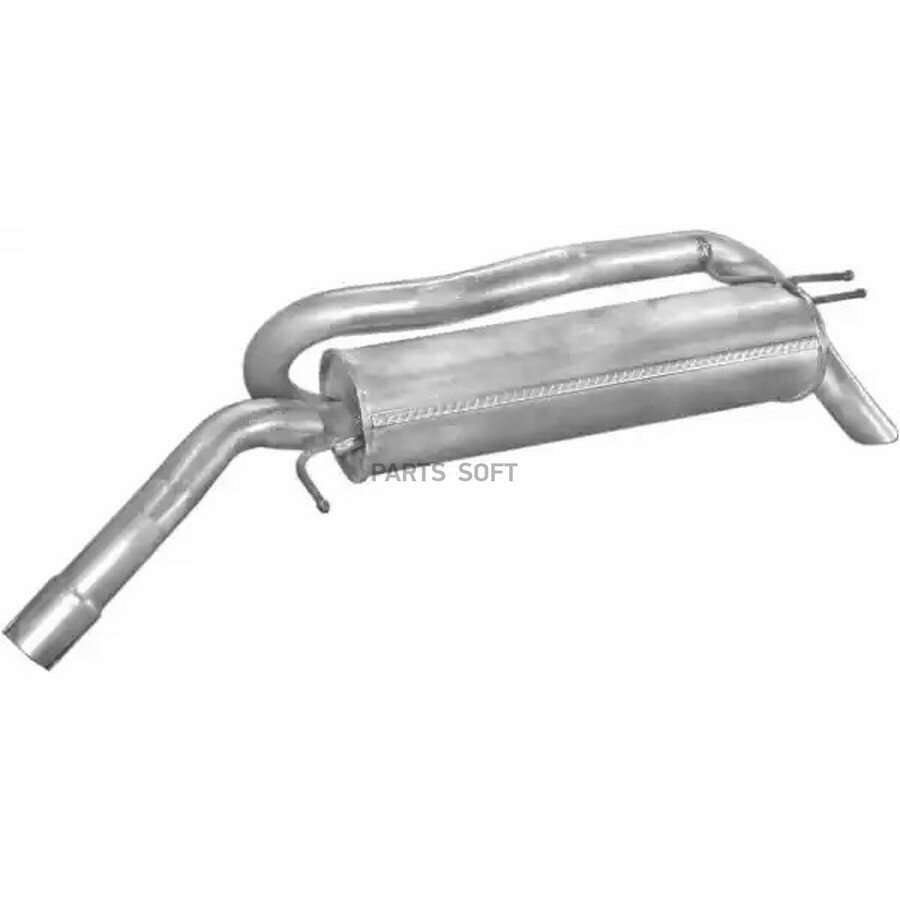 Глушитель задн часть FIAT: STILO 01-, STILO Multi Wagon 03- от официального дистрибьютора, POLMOSTROW, артикул 07423