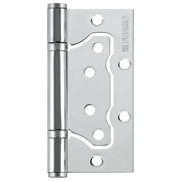 Петля Fuaro (Фуаро) универсальная без врезки IN4500W WAB (500-2BB 100x25) полированный хром