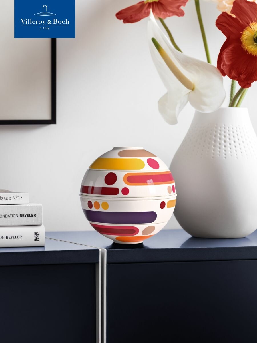 Шар La Petite Boule Miami Iconic, набор посуды на 2 персоны, 5 предметов, Villeroy & Boch, Премиум-Фарфор