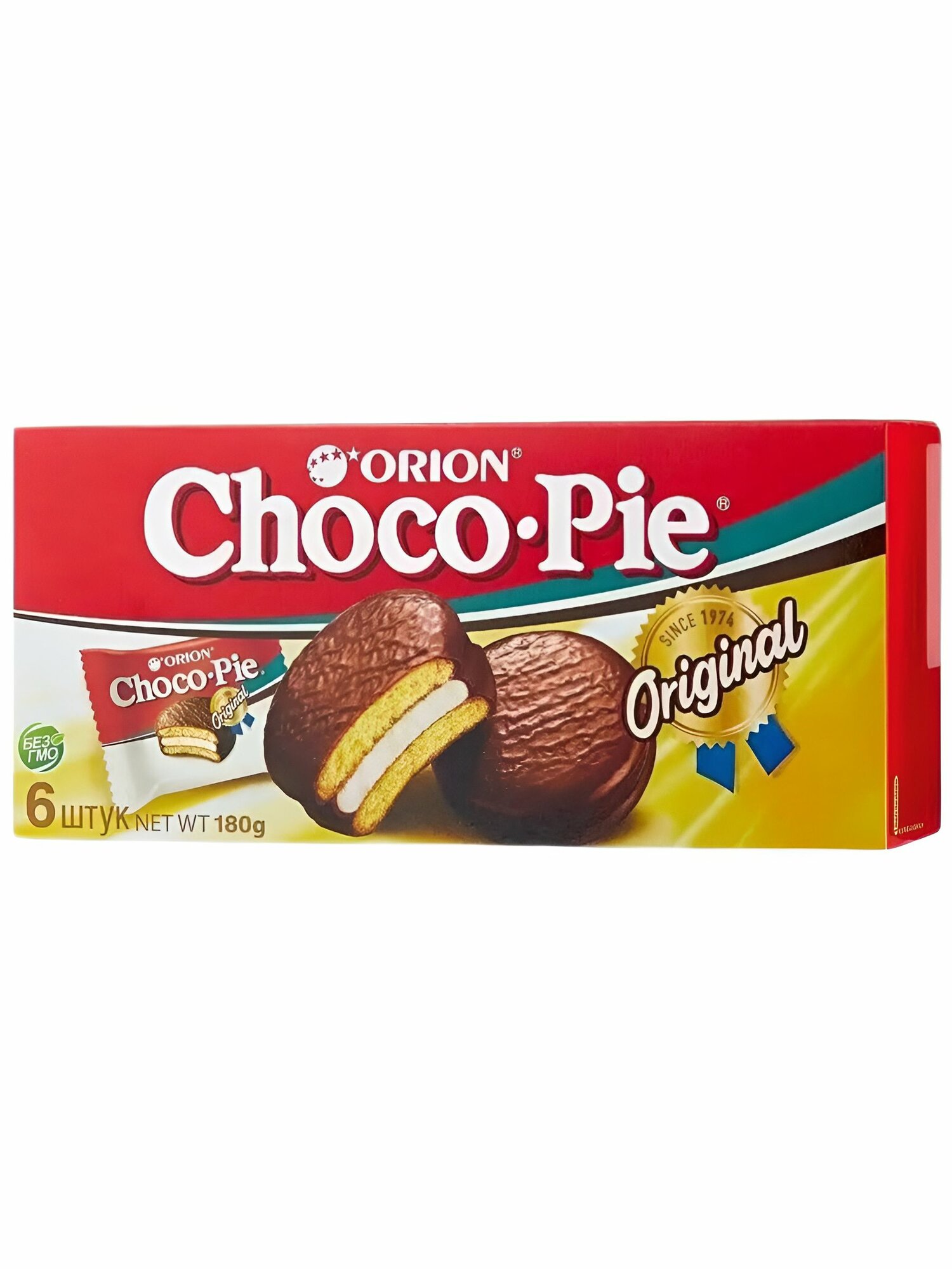 Печенье ORION "Choco Pie Original" 30 г х 6 шт