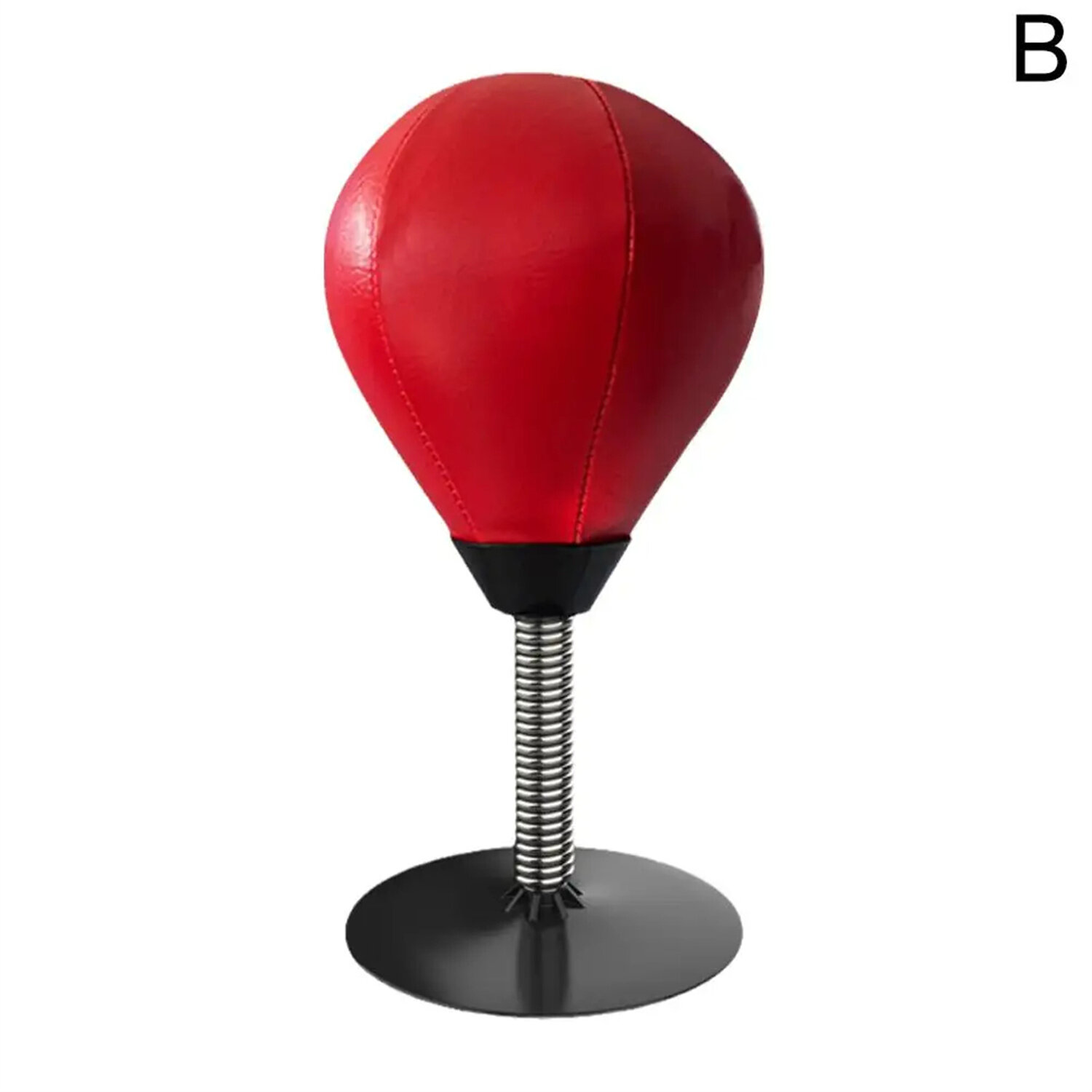Desktop Punching Bag Ball With Suction Cup Table Boxing Exercising Children Adult Speed Boxing Stress Relief Training Ball, Height 40cm, Spring height 13cm, Suction cup diameter 17.7cm, Color As shown in the figure, Material pu+spring steel