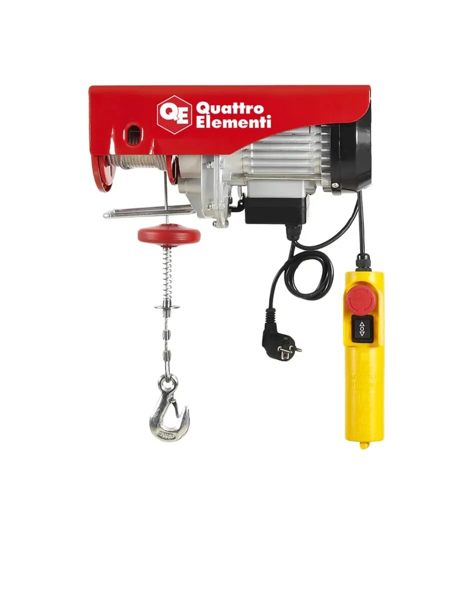 Таль электрическая TL-500 (1100Вт, 250/500кг, трос 12м, бл
